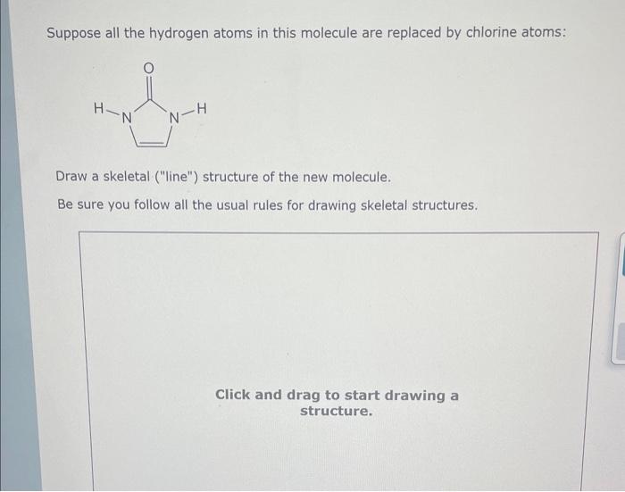 Solved Suppose All The Hydrogen Atoms In This Molecule Are