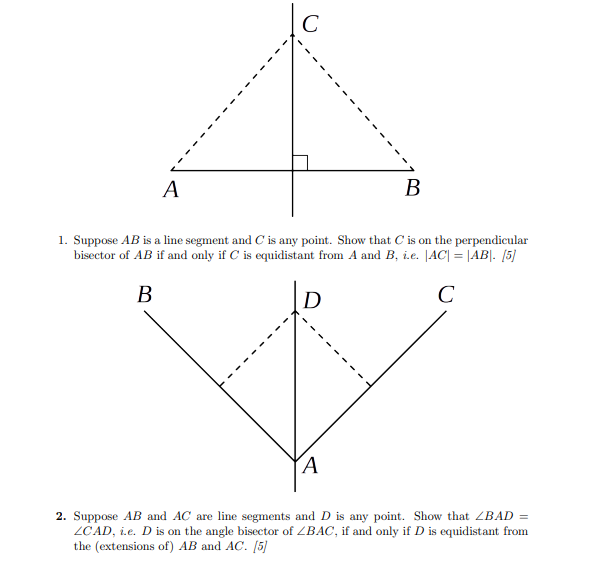 Solved Suppose AB ﻿is a line segment and C ﻿is any point. | Chegg.com
