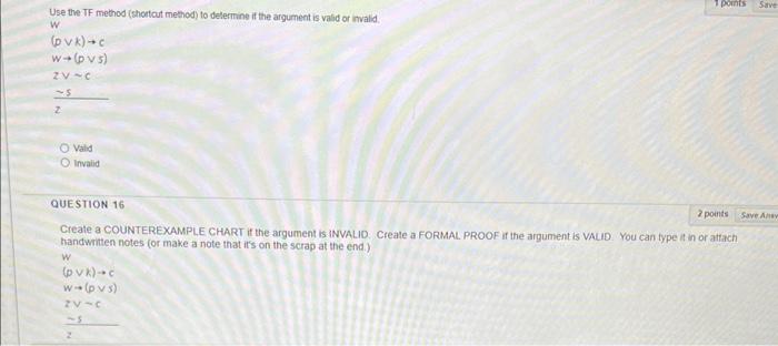 Solved Use the TF method (thotout method) to determine if | Chegg.com