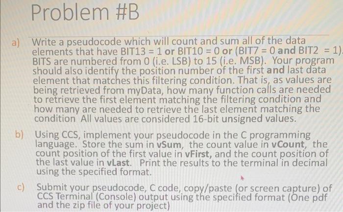 Solved A Write A Pseudocode Which Will Count And Sum All Of 2121