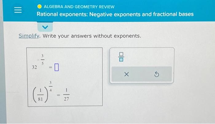 Solved Simplify. Write your answers without exponents. | Chegg.com