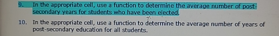 Solved In the appropriate cell, use a function to determine | Chegg.com