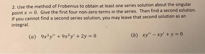 Solved for (a) find y1 and y2. for (b) find y1 and leave y2 | Chegg.com