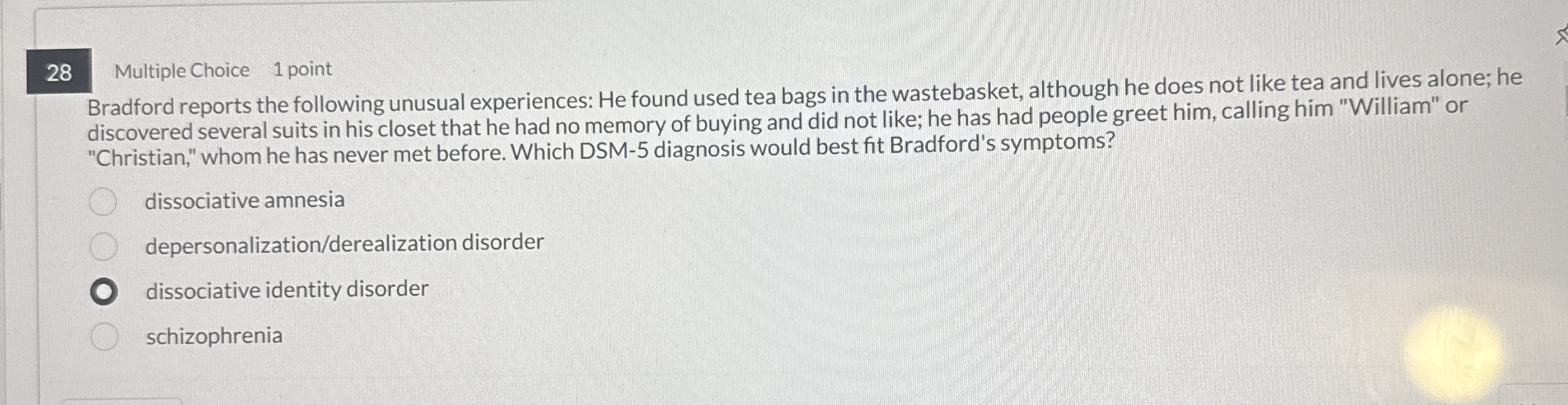 Solved 28Multiple Choice1 ﻿pointBradford reports the | Chegg.com