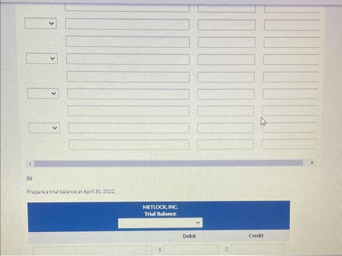 Solved The T-accounts below summarize the ledger of Metlock, | Chegg.com