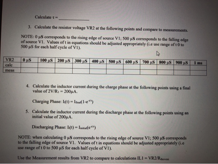 Solved I alredy calculated the time constant and Rth for the | Chegg.com