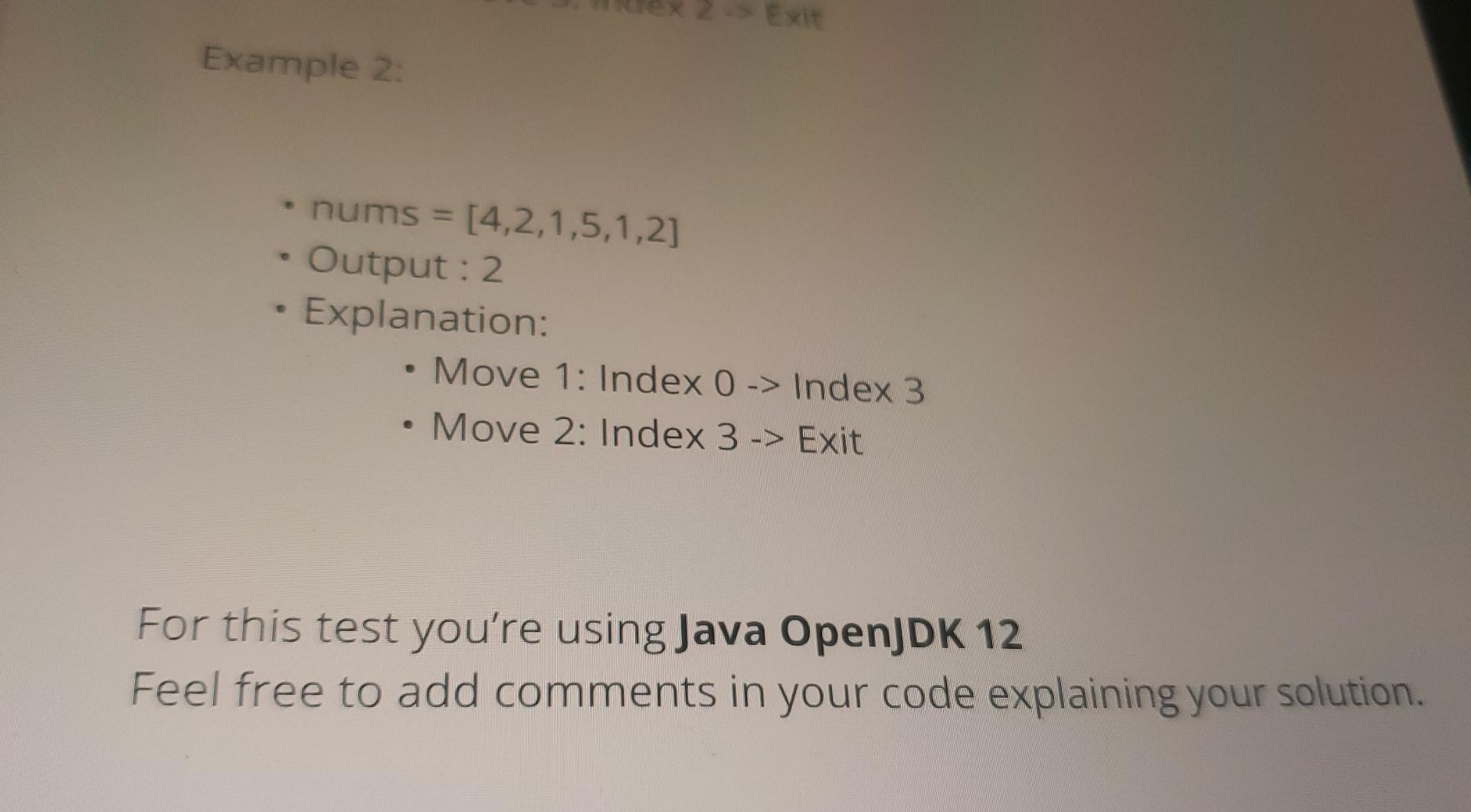 Solved Given an array of positive integers nums you start at | Chegg.com