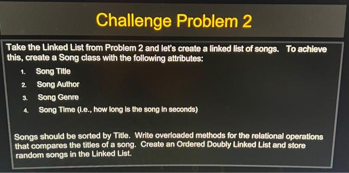 Solved Create An Ordered Doubly Linked List In C Remember