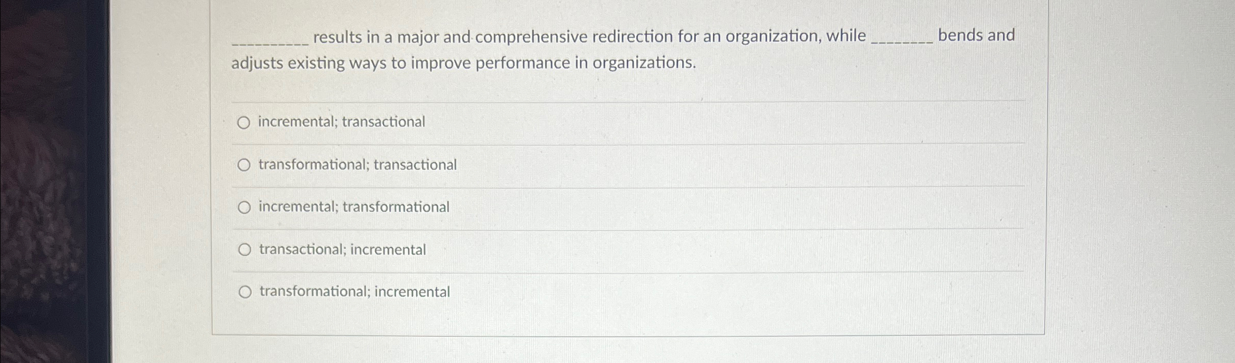 Solved results in a major and comprehensive redirection for | Chegg.com