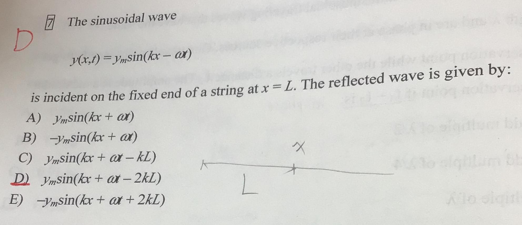 Solved (7) The sinusoidal | Chegg.com