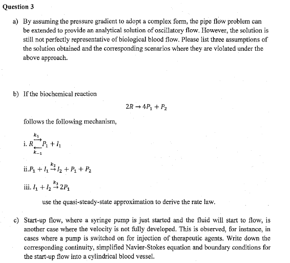 Solved use the quasi-steady-state approximation to derive | Chegg.com