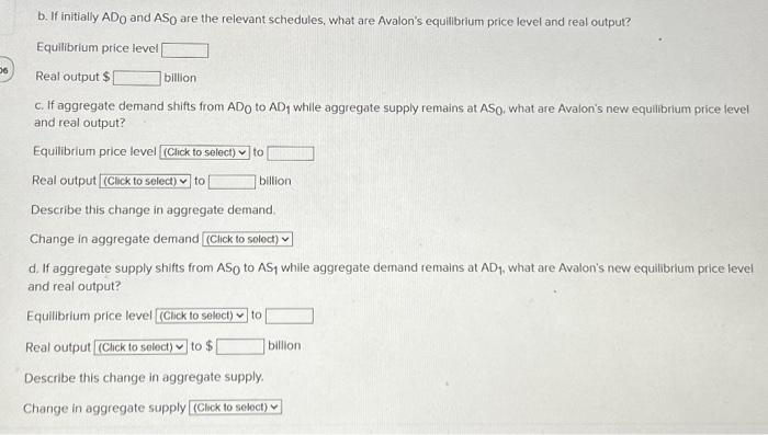 Solved The table below shows aggregate demand and aggregate | Chegg.com