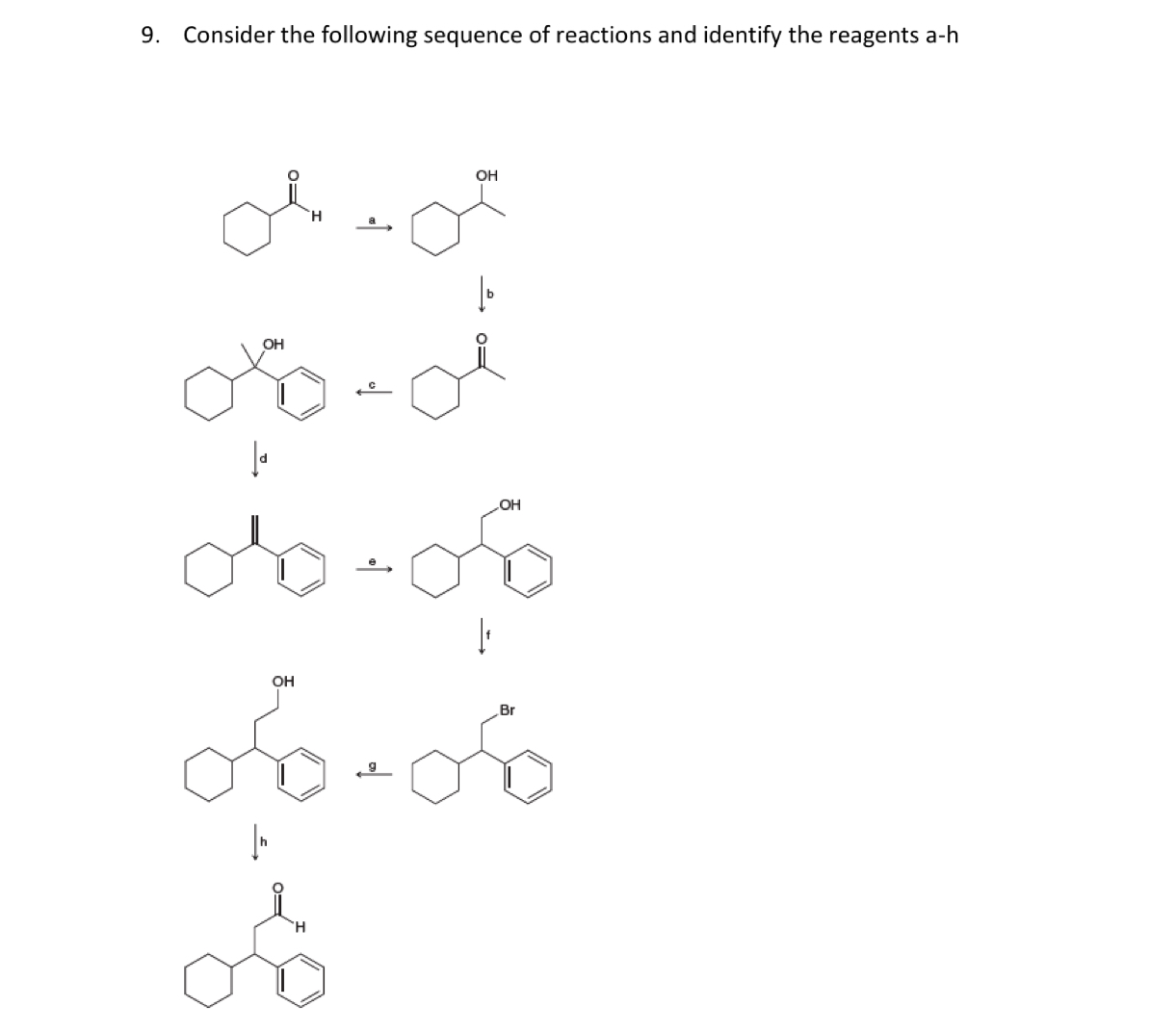Solved Consider the following sequence of reactions and | Chegg.com
