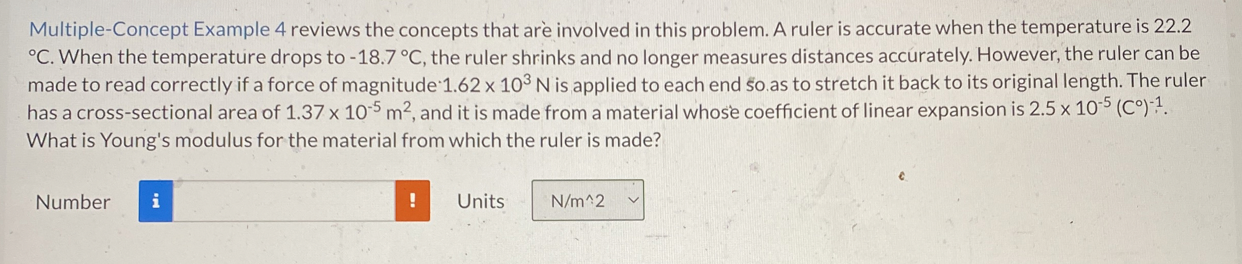 Solved Multiple-Concept Example 4 ﻿reviews the concepts that | Chegg.com