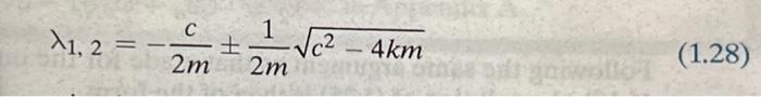 Solved 153 Derive The Form Of Lambda1 And Lambda2 Given By 4129
