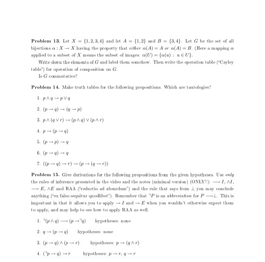 Solved Problem 1. Let S = {1,2,3,4,5,6,9,10,15} and consider | Chegg.com