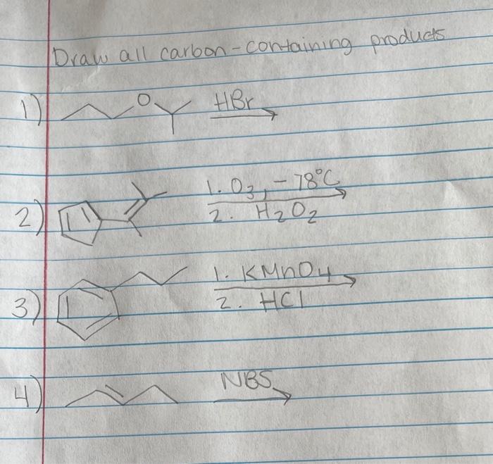 Solved please help with these four chem problems! Draw all | Chegg.com