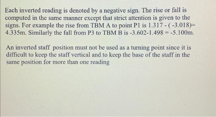 Solved Use the height of instrument method and the rise and | Chegg.com