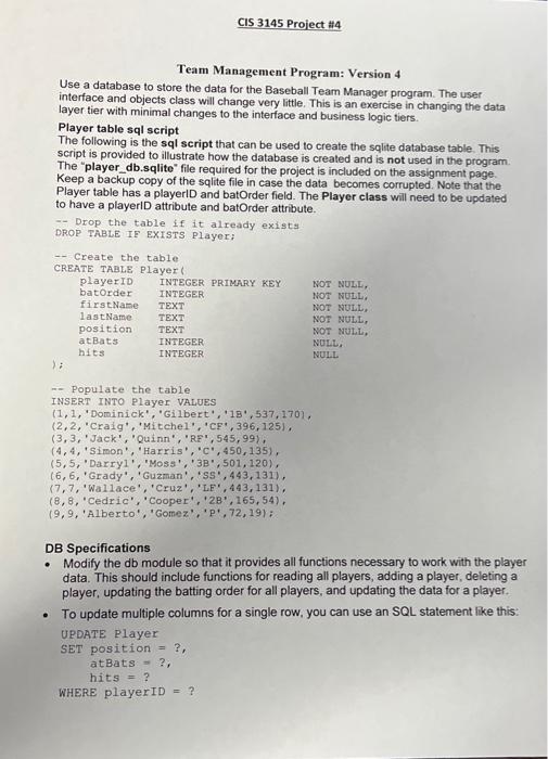 Solved Sample Console Output General Specifications - Use a | Chegg.com
