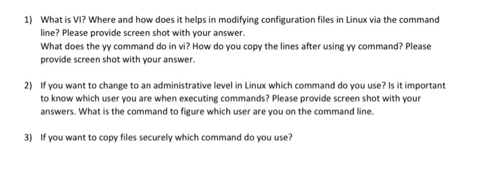 Solved 1) What is VI? Where and how does it helps in | Chegg.com