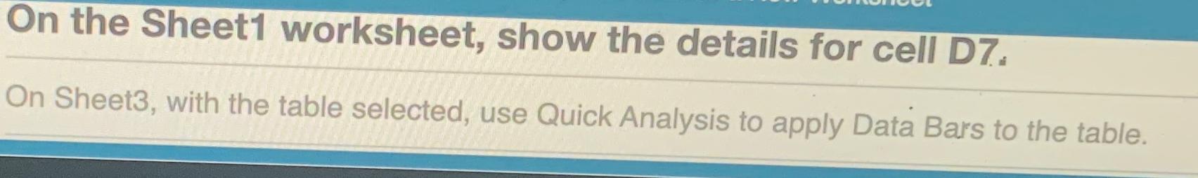 Solved On the Sheet1 ﻿worksheet, show the details for cell | Chegg.com