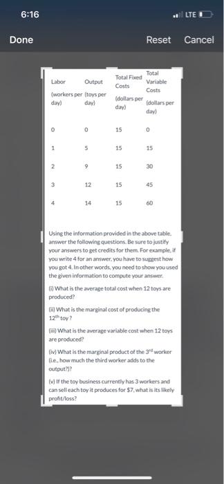 Solved Using the information provided in the above table. | Chegg.com