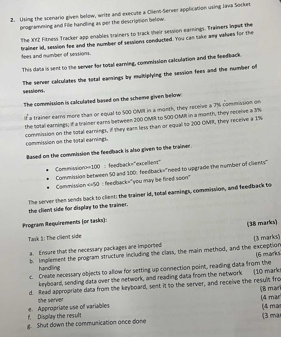 Solved Using the scenario given below, write and execute a | Chegg.com