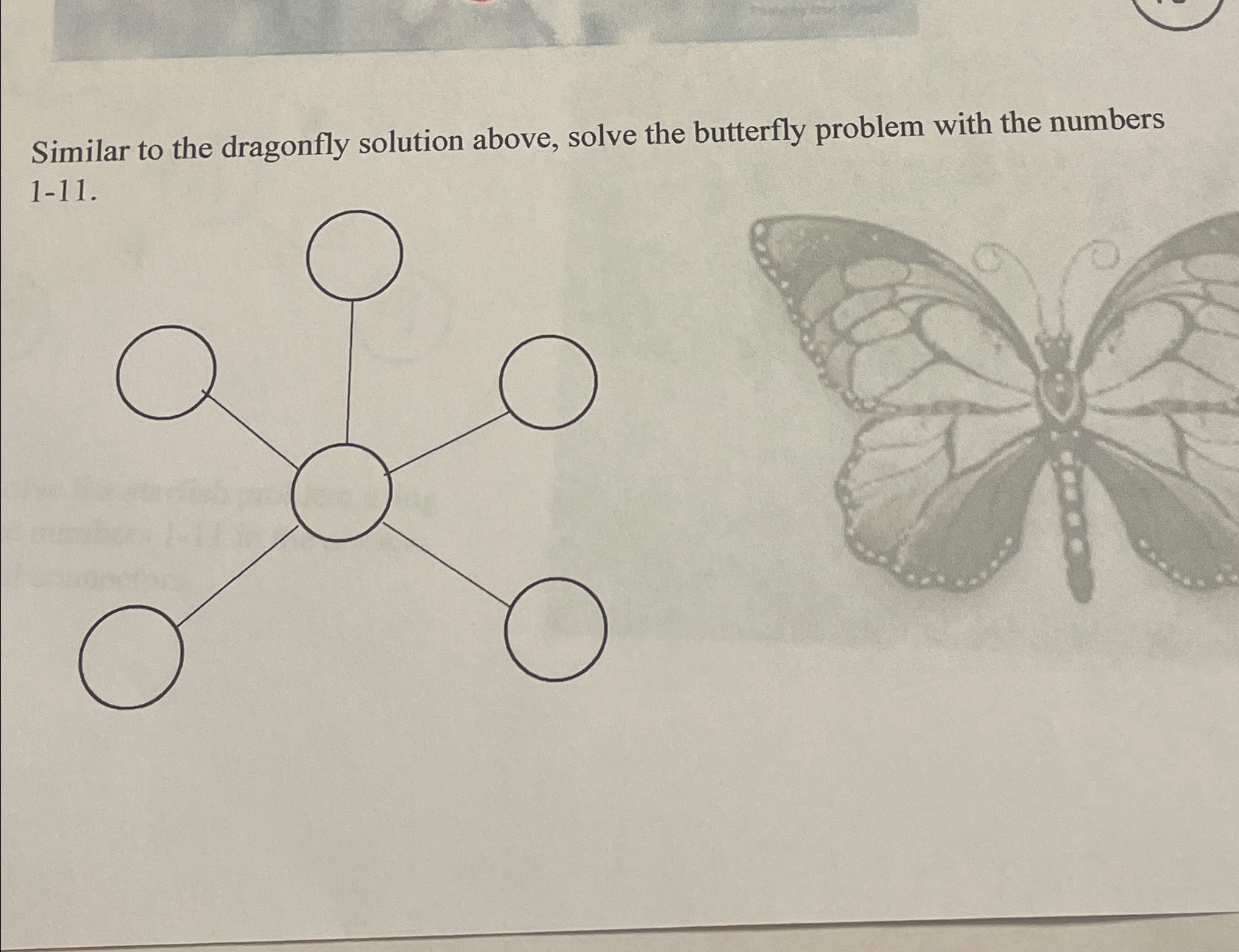 Similar to the dragonfly solution above, solve the | Chegg.com