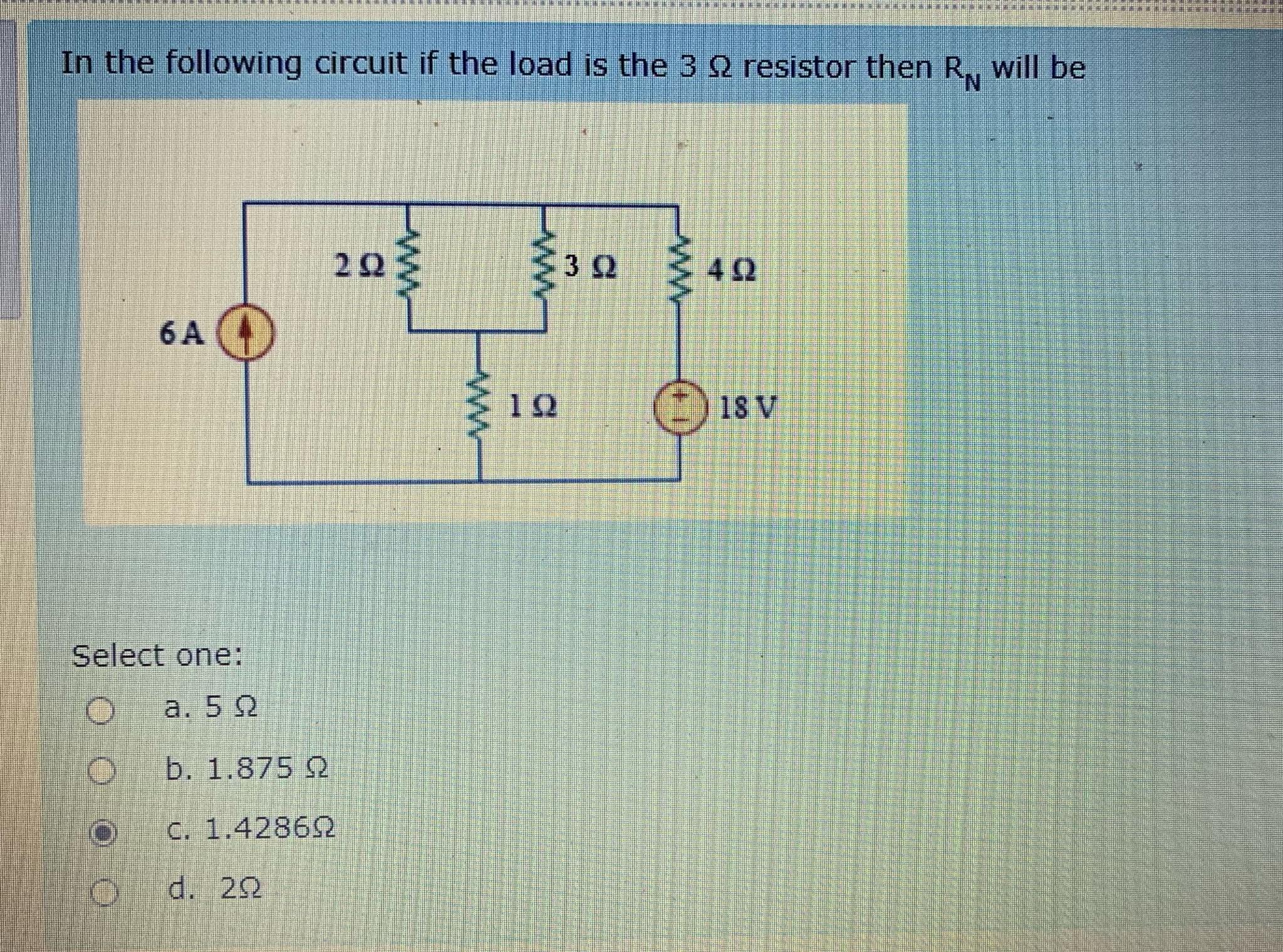 Solved In the following circuit if the load is the 3Ω | Chegg.com