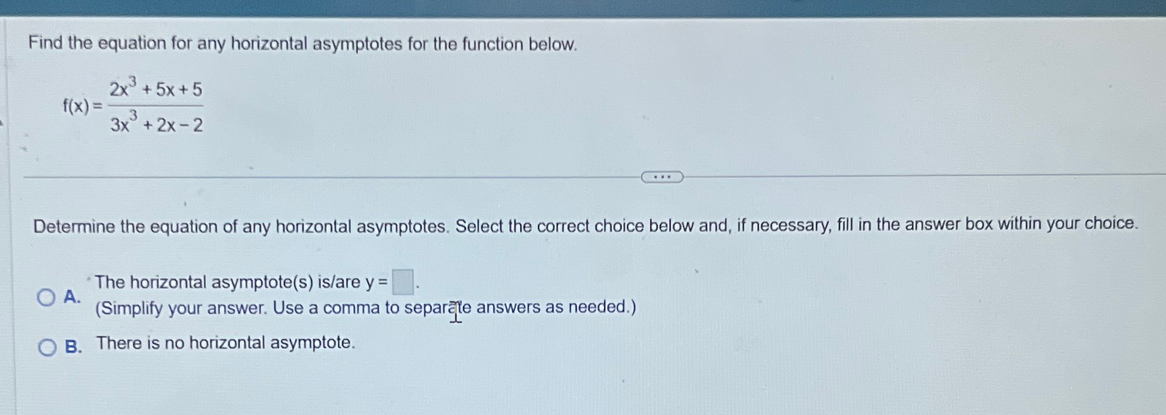 For The Given Rational Function A ﻿find The