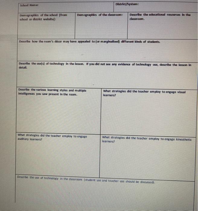 Solved pls helo me fill this out , this is for my field | Chegg.com