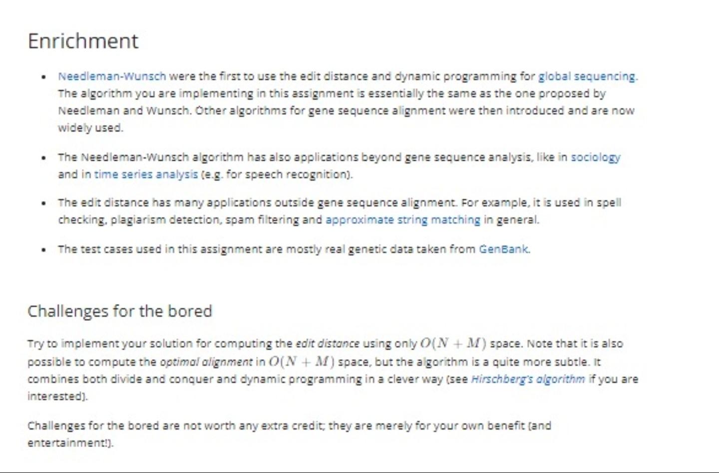 Solved Q1. DNA Sequence Alignment Overview Biologists assume | Chegg.com