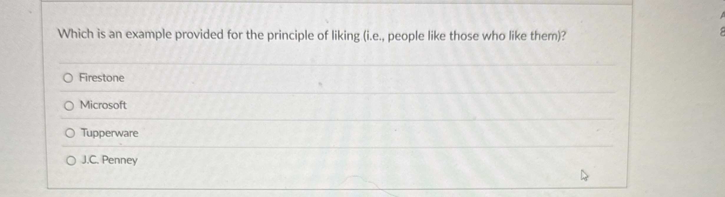 Solved Which is an example provided for the principle of | Chegg.com