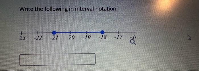 Solved Write the following in interval notation.Let a and b | Chegg.com
