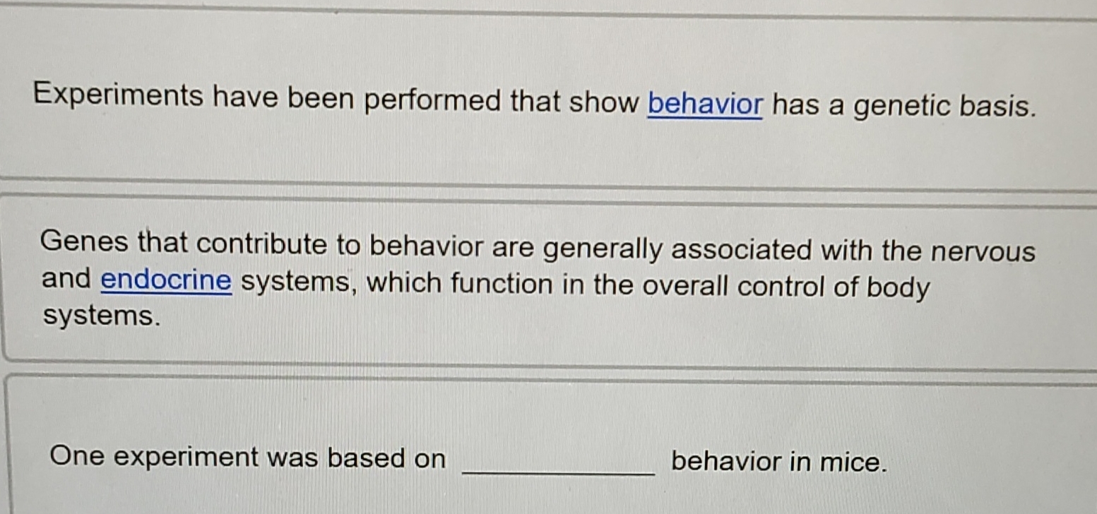 Solved Experiments have been performed that show behavior | Chegg.com