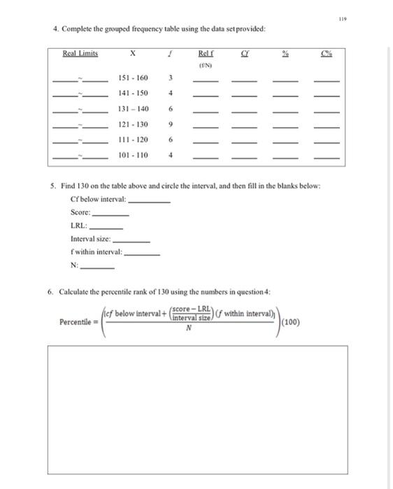 Solved EDFN 1090/1092 Frequency Distribution Practice 2. | Chegg.com