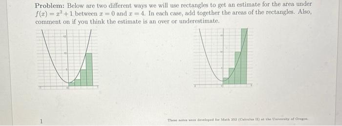 Solved Problem: Below are two different ways we will use | Chegg.com