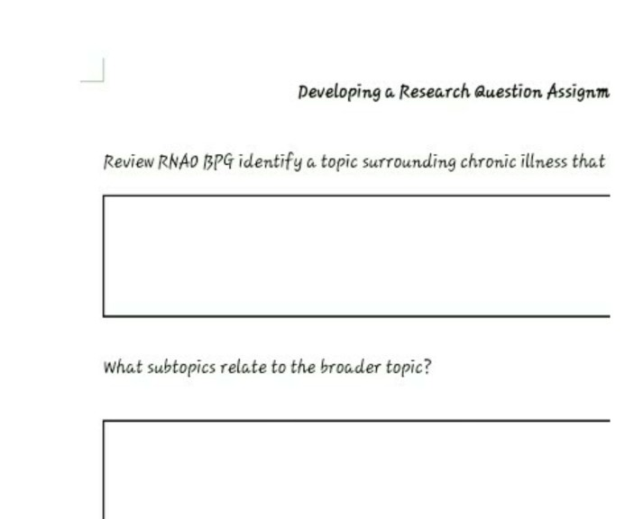 review the RNAO Best Practice Guidelines (BPG) and | Chegg.com