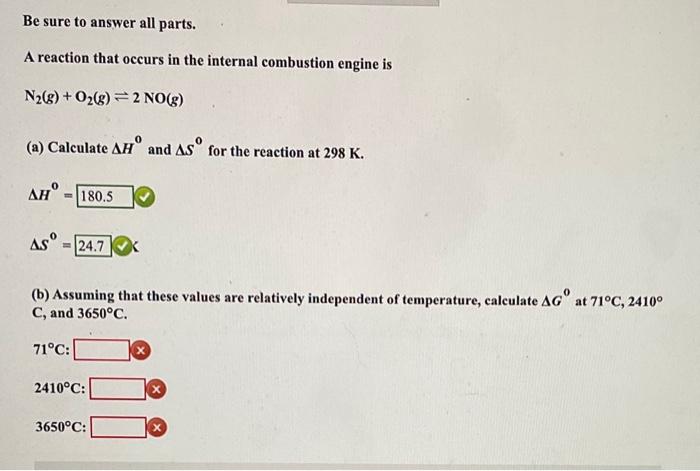Solved Be sure to answer all parts. A reaction that occurs | Chegg.com