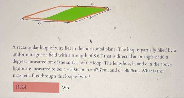 Solved A rectangular loop of wire lies in the horizontal | Chegg.com