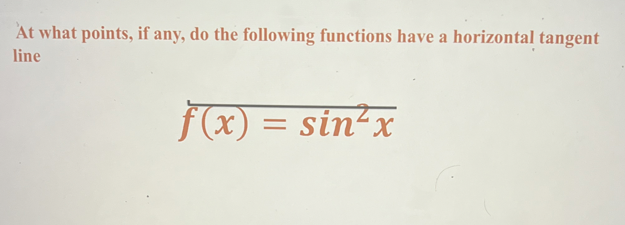 Solved At what points, if any, do the following functions | Chegg.com