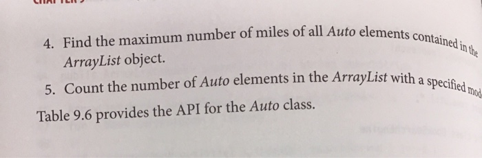 Solved LU ion showing how to use the ArrayList class, look | Chegg.com