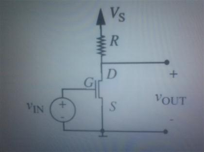 Solved An inverting MOSFET amplifier is shown . | Chegg.com
