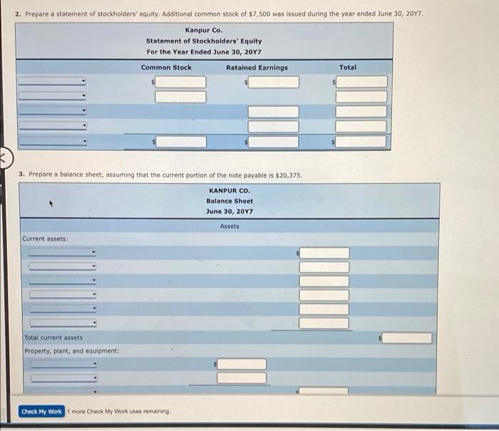 Solved Multiple-step income statement and balance sheet The | Chegg.com