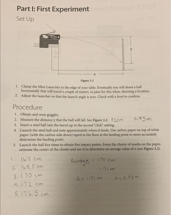 Part II: Second Experiment Set Up 1. Clamp the Mini | Chegg.com