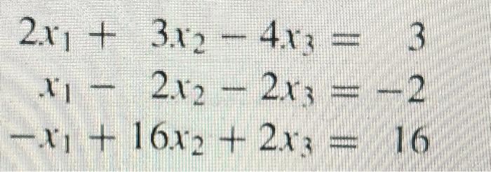 Solved solve the system by transforming the augmented mateix | Chegg.com