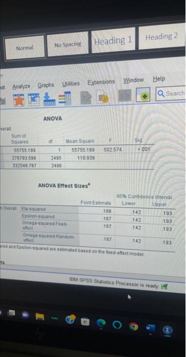 Solved what is the p value in the attached data? is the Sig | Chegg.com