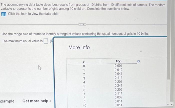 Solved The accompanying data table describes results from | Chegg.com
