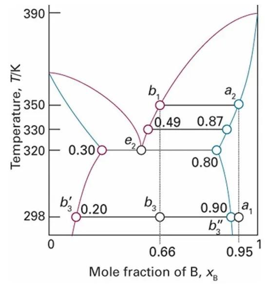 Solved Consider the phase diagram of binary partially | Chegg.com