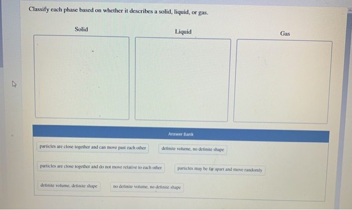 Solved Classify each phase based on whether it describes a | Chegg.com